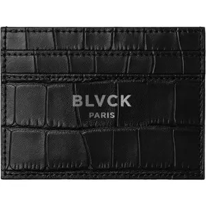 BLVCK Croco Card Holder - Black