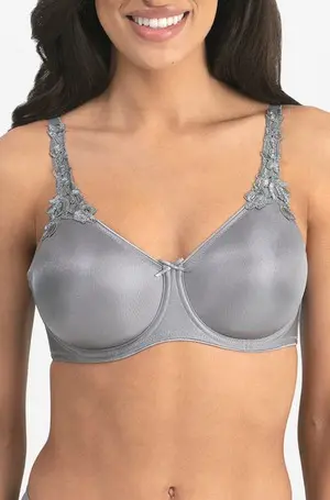 DOMINIQUE INTIMATES Mystique Seamles Minimizer Bra - Grey Smoke