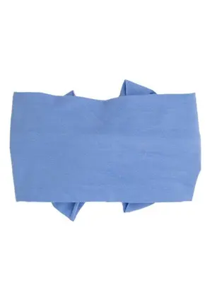 RUFFLEBUTTS Big Bow Headband - Periwinkle Blue