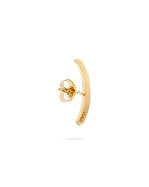 ELOISE JEWELRY Crescent Moon Earrings - Diamond