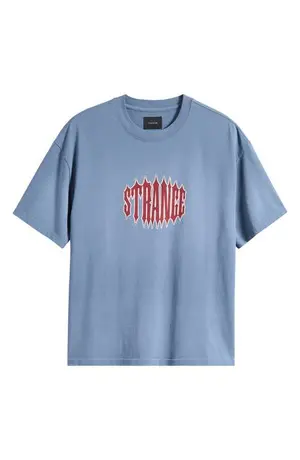 PACSUN Strange Rhinestone Cotton Graphic T-shirt