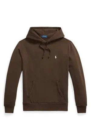 Polo Ralph Lauren Loopback Cotton Fleece Hoodie - Dark Beech