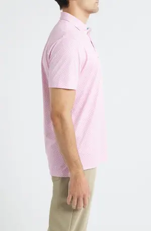 Johnnie-o Parson Performance Jersey Polo - Punch