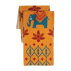 KAPLAN EARLY LEARNING COMPANY Indian Decorative Runner - Orange