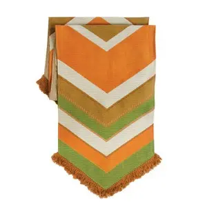 KAPLAN EARLY LEARNING COMPANY Earth-toned Decorative Runner - Orange
