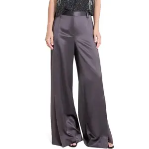 Satin Panel Pants