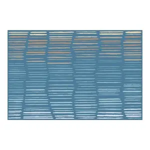 KAPLAN EARLY LEARNING COMPANY Horizon Carpet 4' X 6' Rectangle - Blue