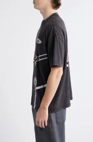 PACSUN Elusive Cotton Graphic T-shirt