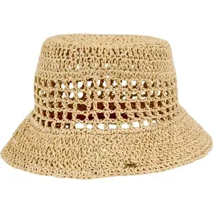 EUGENIA KIM Eugenia Kim Jonah Crochet Straw Bucket Hat