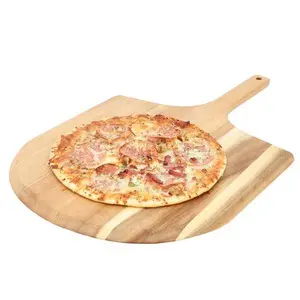 MEGACHEF Wood Pizza Peel And Serving Board - Acacia