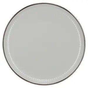ELAMA Leo 16 Piece Stoneware Dinnerware Set - Grey
