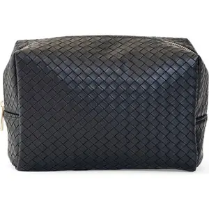 TRVL DESIGN Woven Jet Cosmetic Bag - Black