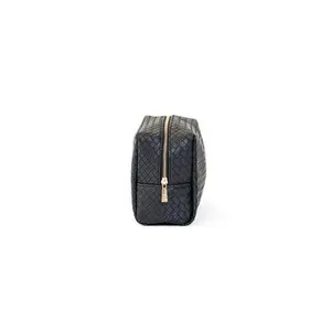 TRVL DESIGN Woven Jet Cosmetic Bag - Black