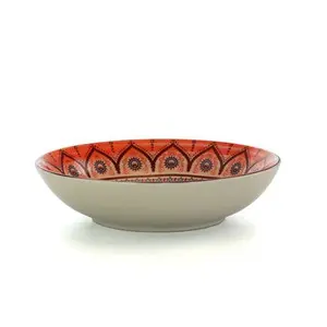 ELAMA Zen Rust Mozaik 16 Piece Dinnerware Set