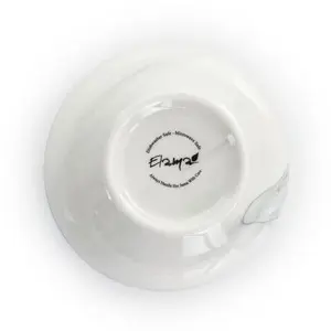 ELAMA Fine Marble 16 Piece Stoneware Dinnerware Set - White