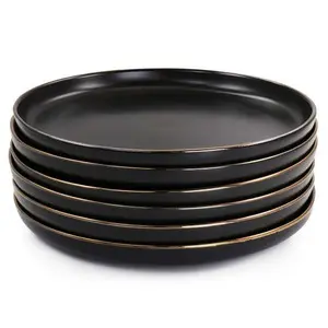 ELAMA Paul 6 Piece Stoneware Dinner Plate Set