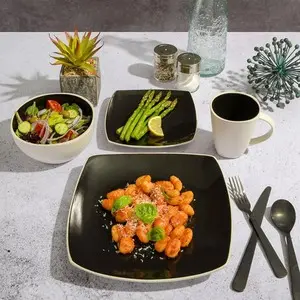 GIBSON ELITE 16 Piece Stoneware Dinnerware Set