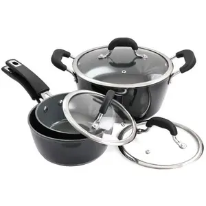 KENMORE 12 Piece Ceramic Coated Aluminum Cookware Set