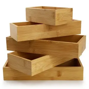 MEGACHEF Wood Storage And Organization Trays