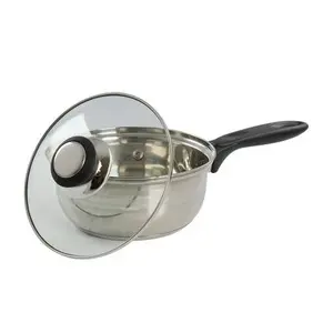 GIBSON HOME Lybra 7 Piece Two Tone Polished Stainless Steel Cookware Set