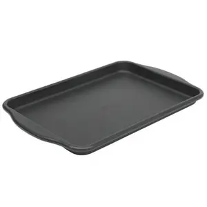 OSTER Teston Platinum Collection 15x10 Inch Nonstick Carbon Steel Cookie Sheet - Black