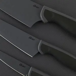 OSTER Slice Craft 4 Piece Cutlery Knife Set With Cutting Board