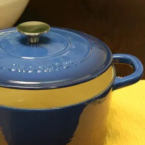 CROCK-POT 5 Quart Round Enameled Cast Iron Dutch Oven
