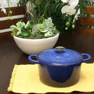 CROCK-POT 5 Quart Round Enameled Cast Iron Dutch Oven