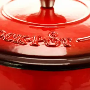 CROCK-POT 3 Quart Enameled Cast Iron Casserole With Lid