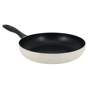 OSTER Clairborne 12 Inch Round Nonstick Aluminum Frying Pan - White