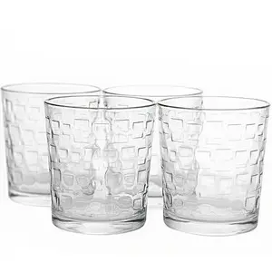GIBSON HOME Great Foundations 4-piece 13 Oz. Double Old Fashion Glass Set