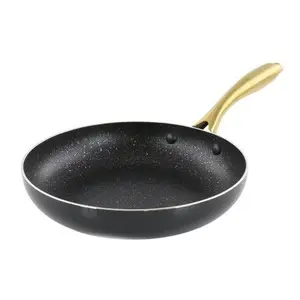 GIBSON HOME Ellsworth 12 Inch Aluminum Nonstick Frying Pan - Black