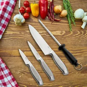 OSTER Edgefield Stainless Steel 4 Piece Cutlery Set