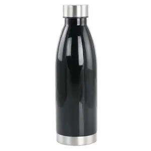 GIBSON HOME Dunneally 23 Ounce Plastic Water Bottle With Lid - Black
