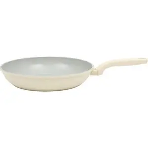 GIBSON HOME Barnsdall 12 Inch Nonstick Aluminum Frying Pan - White