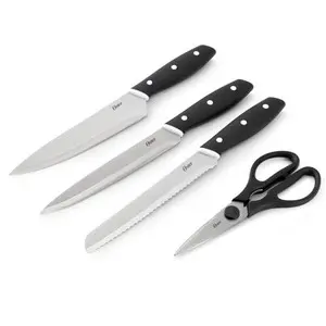 OSTER Collister 15 Piece Stainless Steel Cutlery Set With Soft Grip Handles