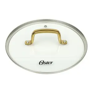 OSTER Abbottsford 7 Quart Nonstick Aluminum Dutch Oven With Glass Lid