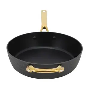 OSTER Abbottsford 4 Quart Nonstick Aluminum Saute Pan With Glass Lid