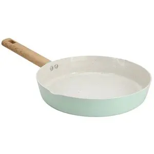GIBSON HOME Marbleton Ceramic Nonstick Alumium 11 Inch Frying Pan - Green