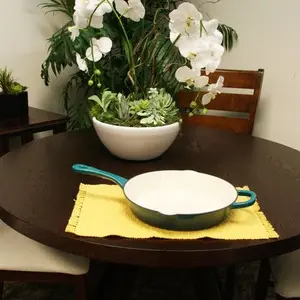 CROCK-POT 12 In. Round Enameled Cast Iron Skillet