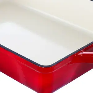 CROCK-POT 13 In. Enameled Cast Iron Lasagna Pan