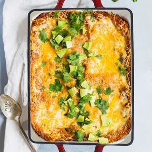 CROCK-POT 13 In. Enameled Cast Iron Lasagna Pan
