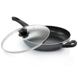 OSTER Pallermo 3.5 Quart Aluminum Nonstick Saute Pan With Lid