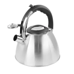 MR. COFFEE 3 Quart Stainless Steel Whistling Tea Kettle - Metallic Silver