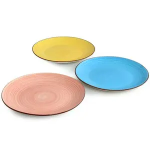 ELAMA Sebastian 6 Piece Stoneware Dinner Plate Set