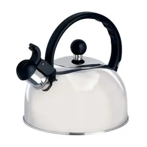 Gibson Springberry 2.25 Qt. Stainless Steel Kettle - Metallic Silver