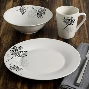 Gibson Netherwood 12-piece Dinnerware Set