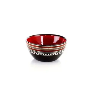 GIBSON HOME Cafe Versailles 16 Piece Double Bowl Dinnerware Set