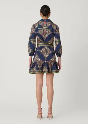 Shoshanna Evans Paltz Print Mini Dress