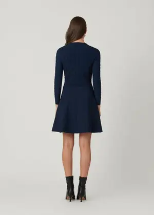 Shoshanna Elliot Cable Texture Knit Dress